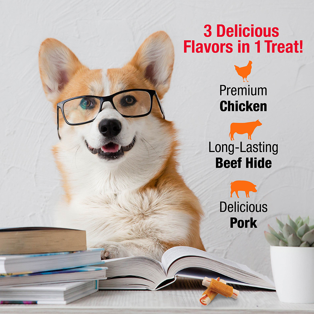 Good ‘n’ Fun Triple Flavor Mini Rolls, Treat Your Small Dog to a Long ... Good ‘n’ Fun Triple Flavor Mini Rolls, Treat Your Small Dog to a Long ...
